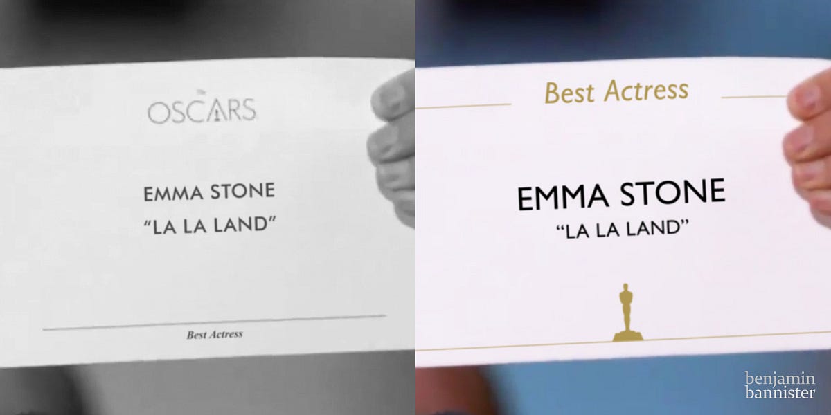 Why Typography Matters — Especially At The Oscars | by benjamin ...