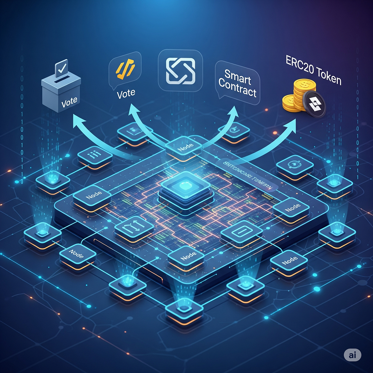 Making Decentralized Voting dApp. Blockchain opens the door to… | by ...