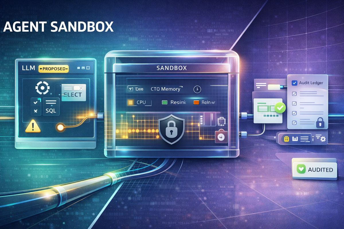 The Agent Sandbox Pattern. Let models propose code and SQL — but… | by ...