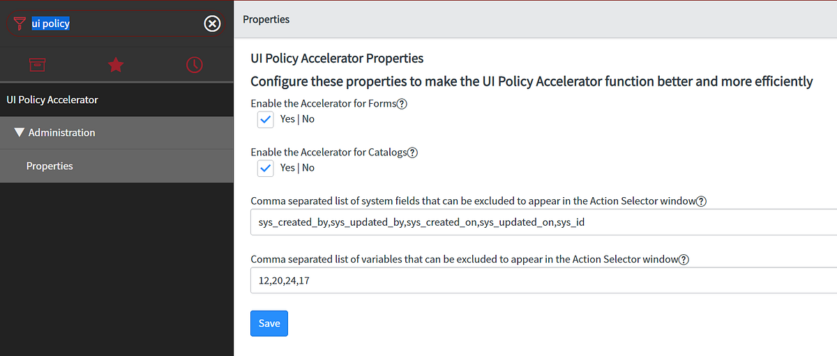 UI Policy Accelerator: Create Bulk Policy Actions (Part 2) | by Deepak ...