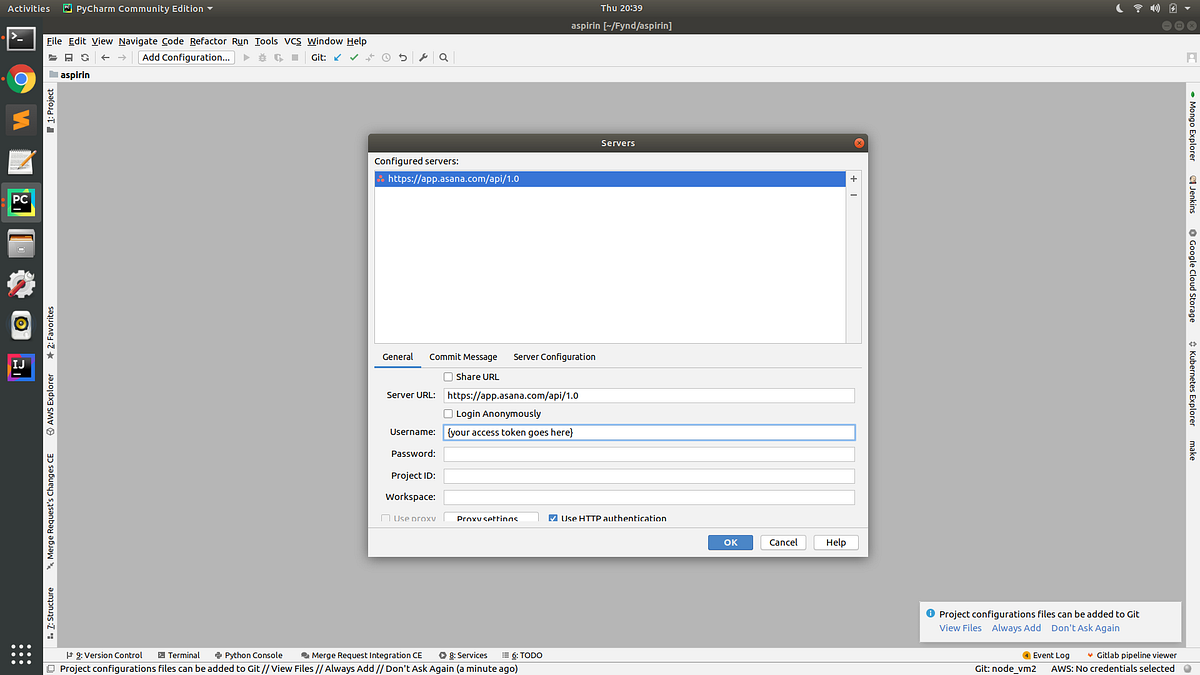 Intellij, Pycharm IDE and asana integration | by Siva Subramani | Medium