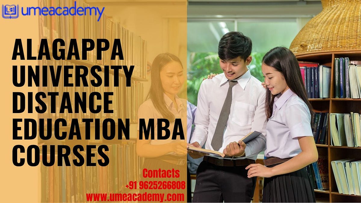 Alagappa University Distance Education MBA Courses - Vinay - Medium
