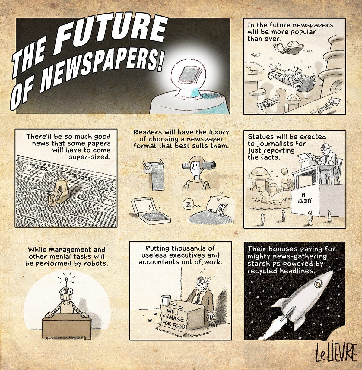 The future of newspapers! | by Glen Le Lievre | Medium