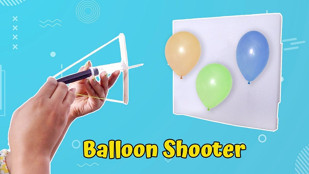How to Make the Balloon Shooting Gun? |Toys from Trash Series | by ...