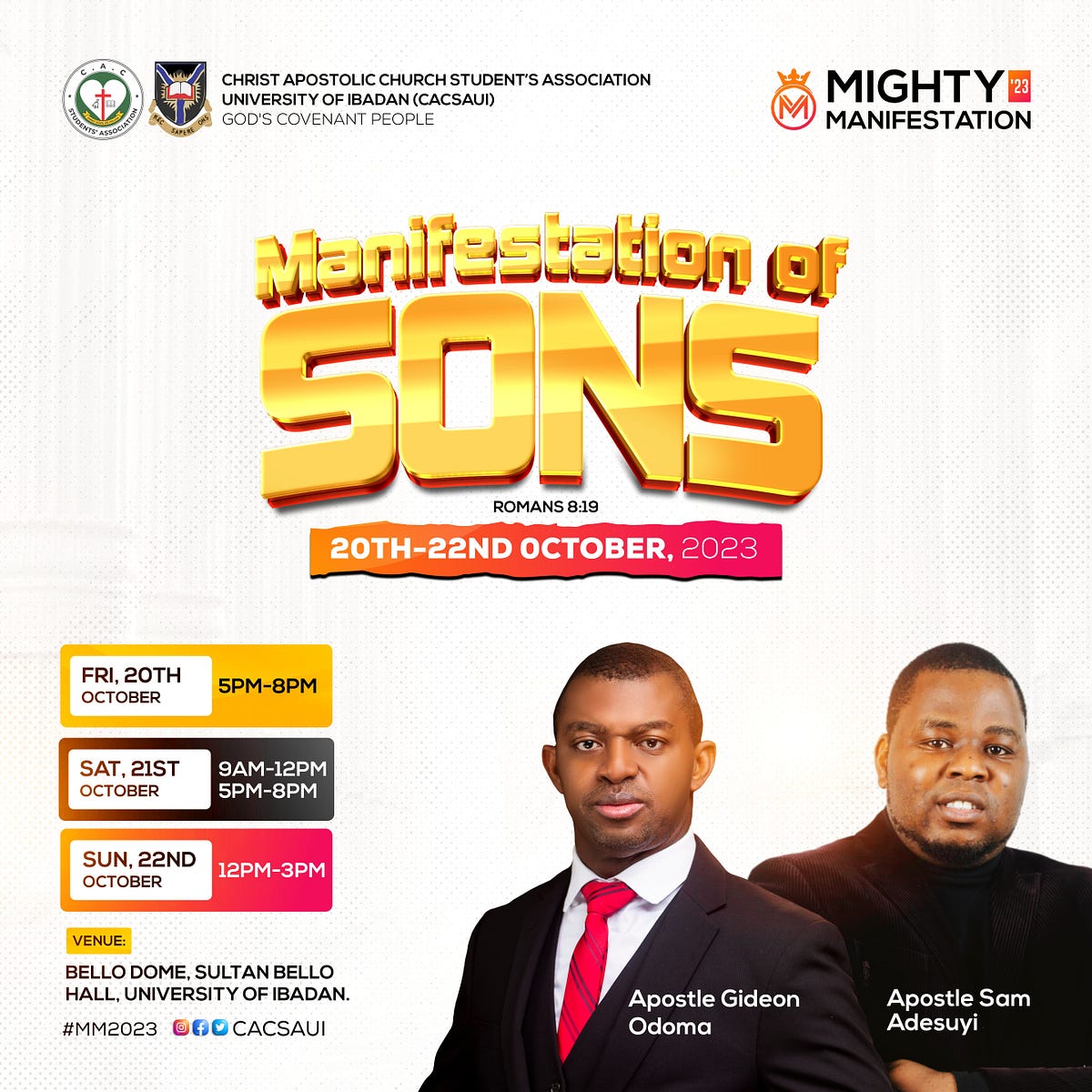 The Mighty Manifestation of the Sons of God | by CACSAUI PRU | Oct ...
