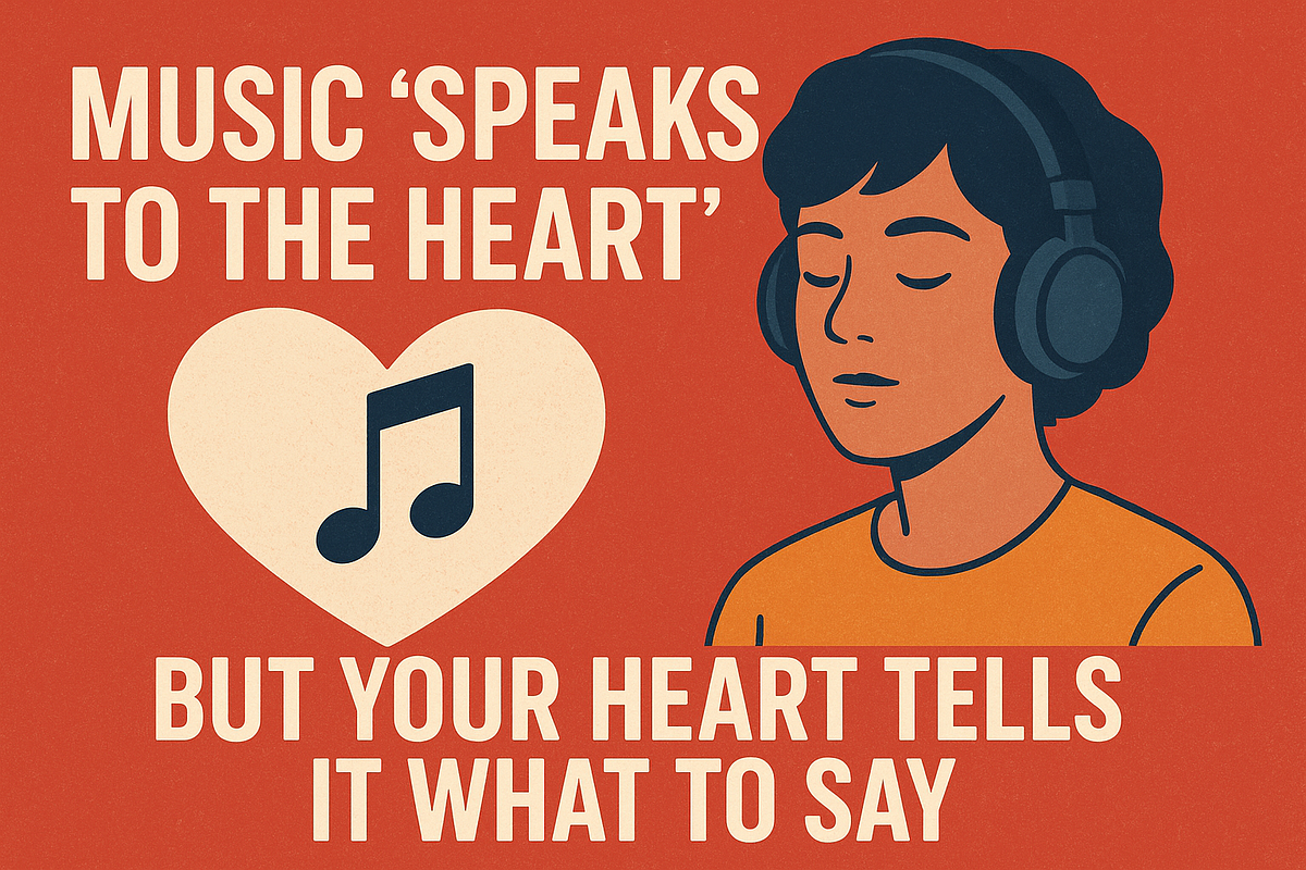 Music “Speaks to the Heart”. But Your Heart Tells It What to Say. | by Jay Willow | Sep, 2025 ...
