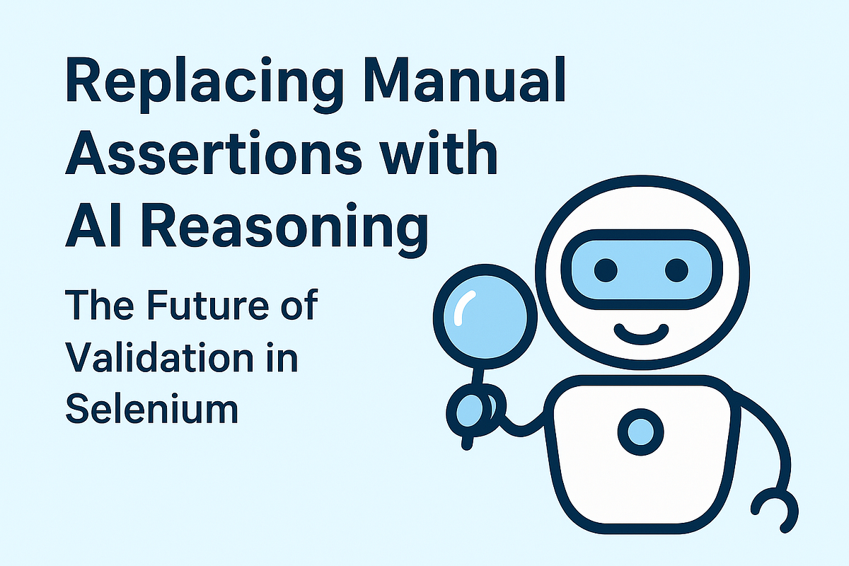 ee💡 Replacing Manual Assertions with AI Reasoning — The Future of Validation in Selenium | by ...