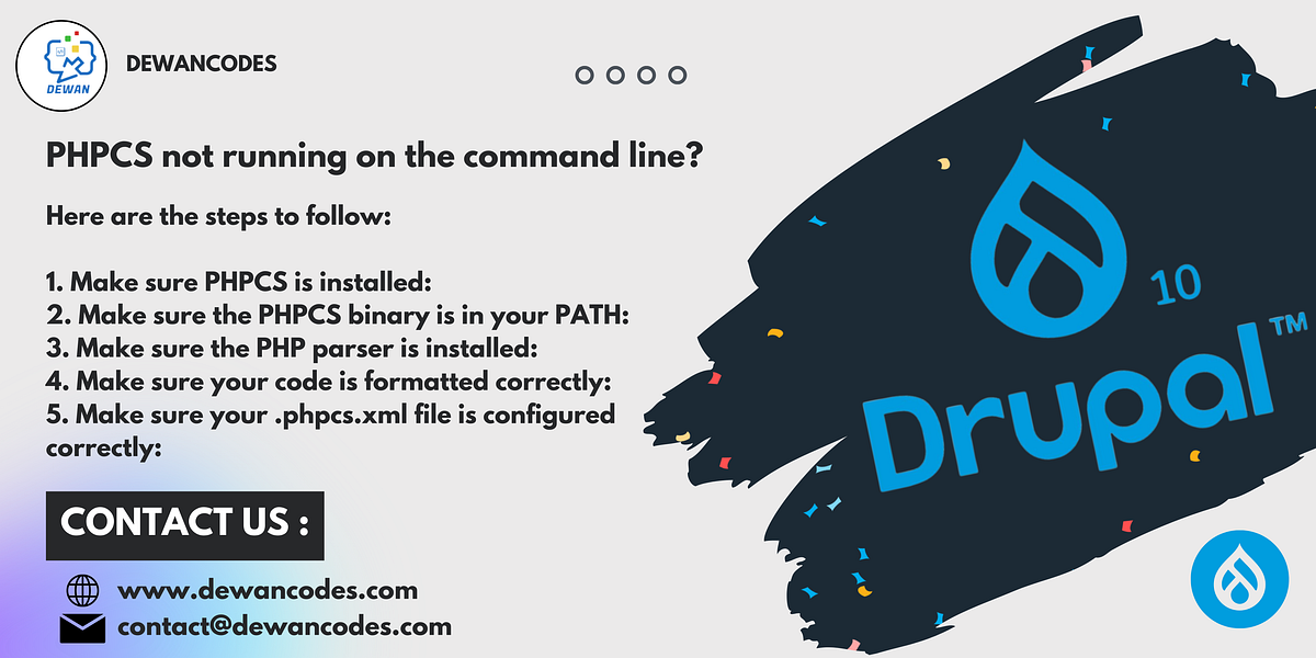 onnectPHPCS not running on the command line? - Dewancodes - Medium
