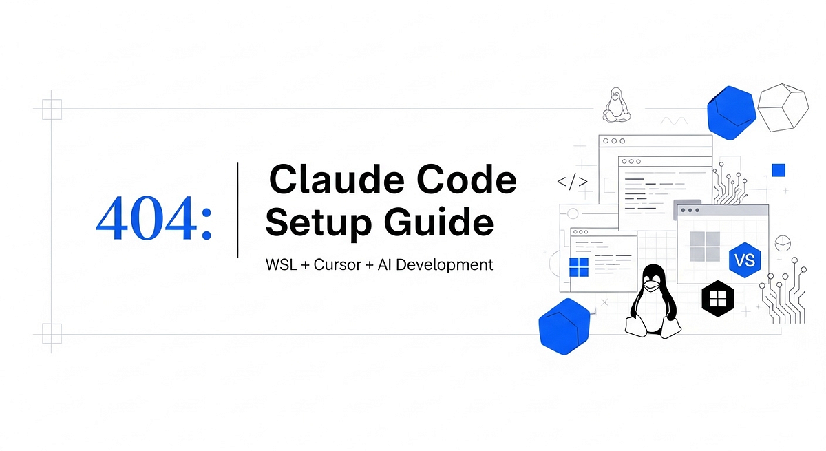 The Complete Guide: Setting Up Claude Code with WSL and Cursor on Windows | by 404: Office Not ...