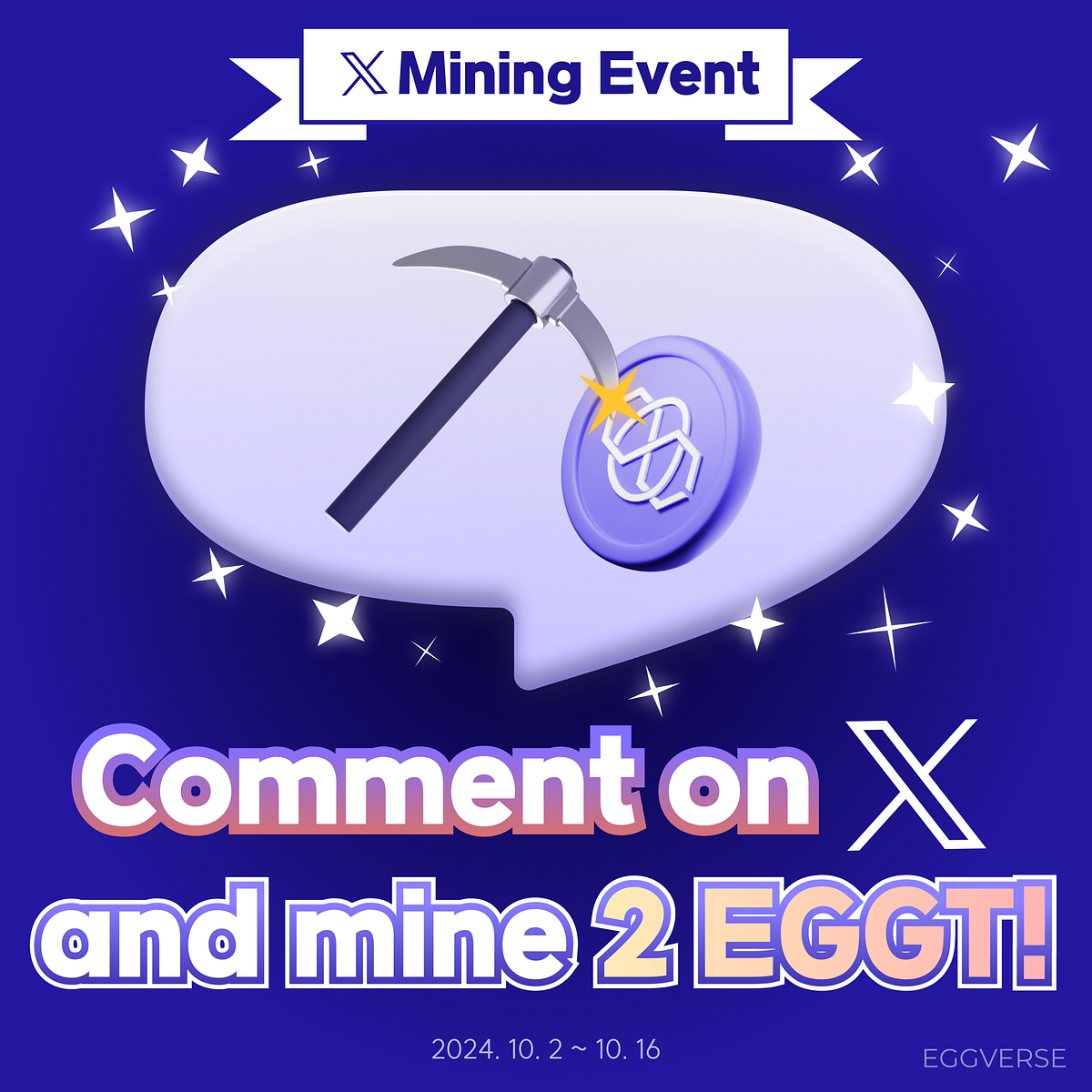 [EVENT] Comment on X and Earn EGGT! | by EGGVERSE | Oct, 2024 | Medium