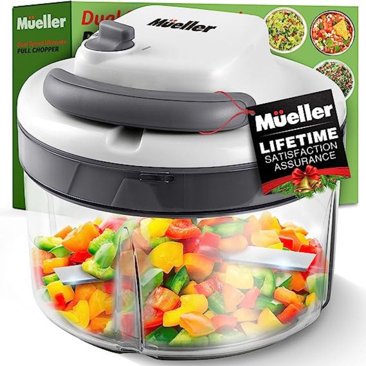 Mueller 2-Speed Pull Chopper Powerful Vegetable Cutter | by iohhjghjhj ...