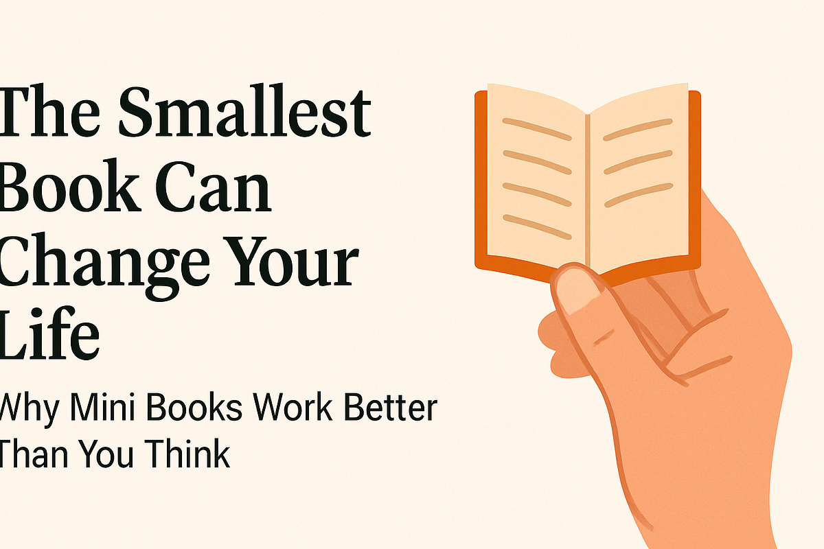 The Smallest Book Can Change Your Life | by J.R. HEIMBIGNER, AUTHOR ...