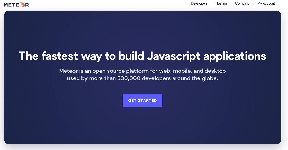 Welcome to the New Meteor.com!. The next phase of Meteor has begun ...