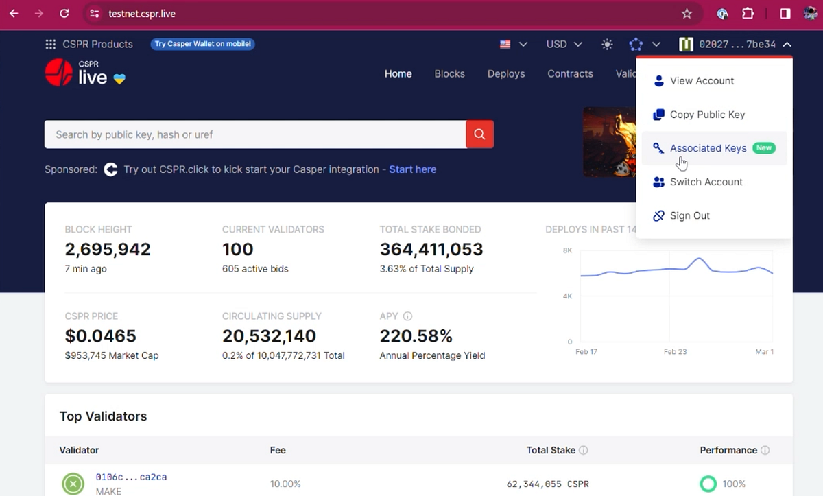 Getting started with multisig deploys on the Casper blockchain | by A. Nelson | CSPR.live | Medium