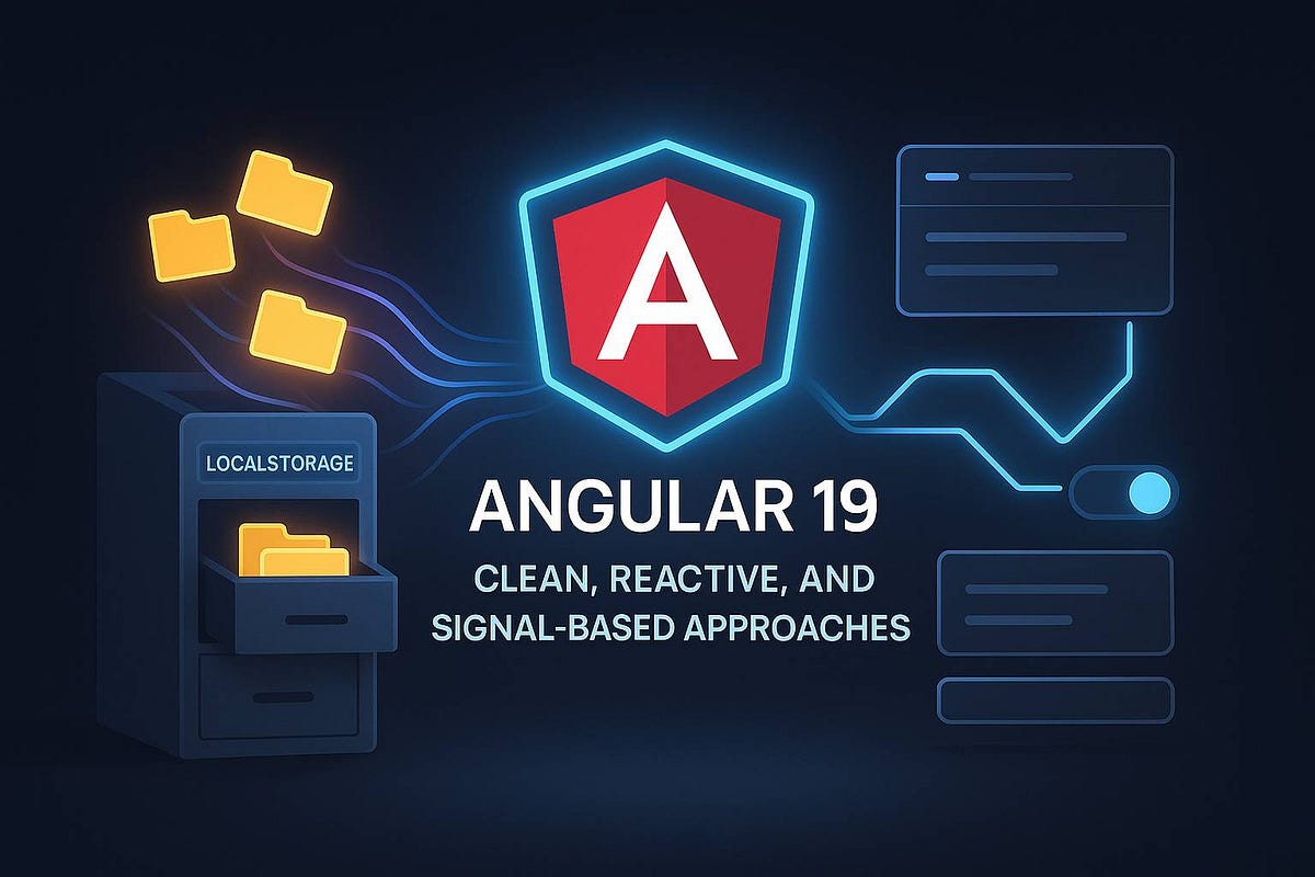 LocalStorage in Angular 19: Clean, Reactive, and Signal‑Based Approaches | by Michaël VD | Medium