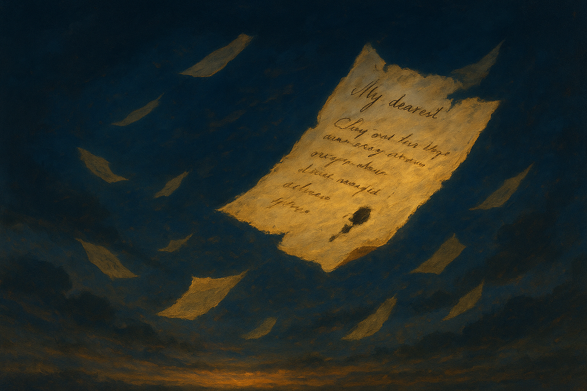 A Torn and Ripped Love Letter. Torn and Ripped Pages of a Love Letter ...
