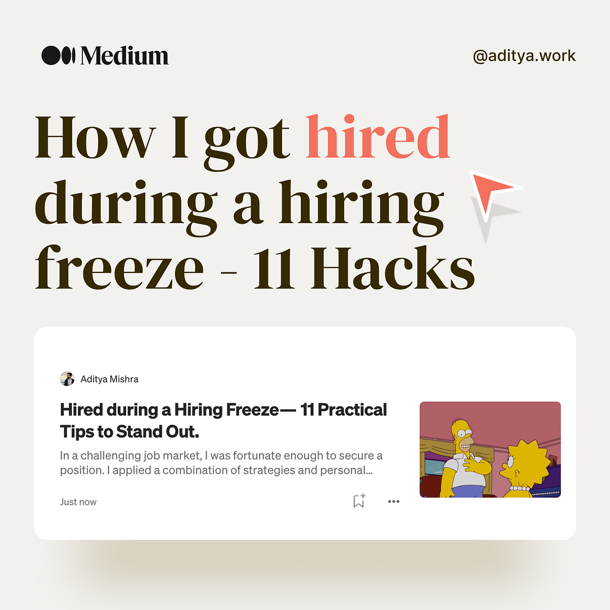 Hired during a Hiring Freeze — 11 Practical Tips to Stand Out. | by ...