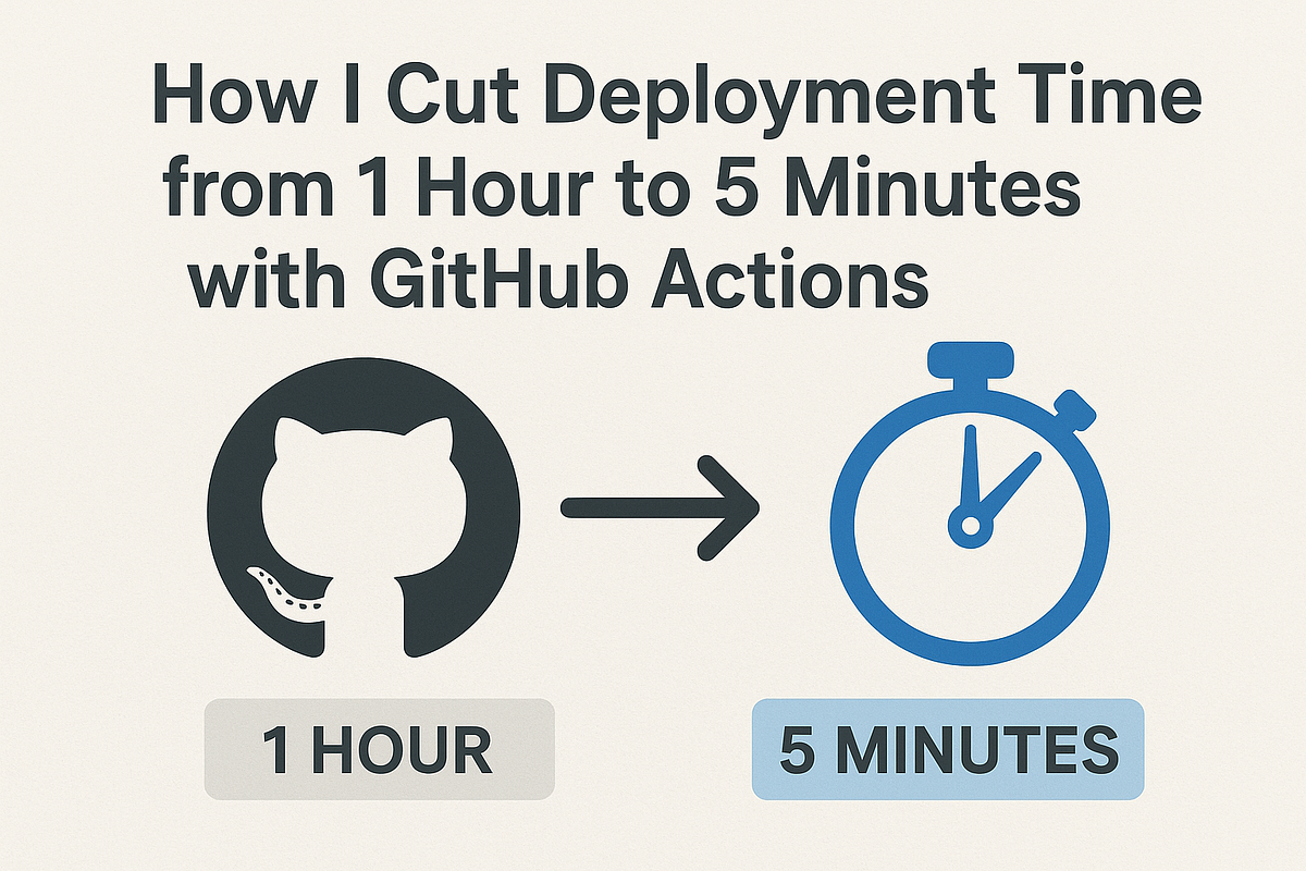 How I Cut Deployment Time from 1 Hour to 5 Minutes with GitHub Actions ...