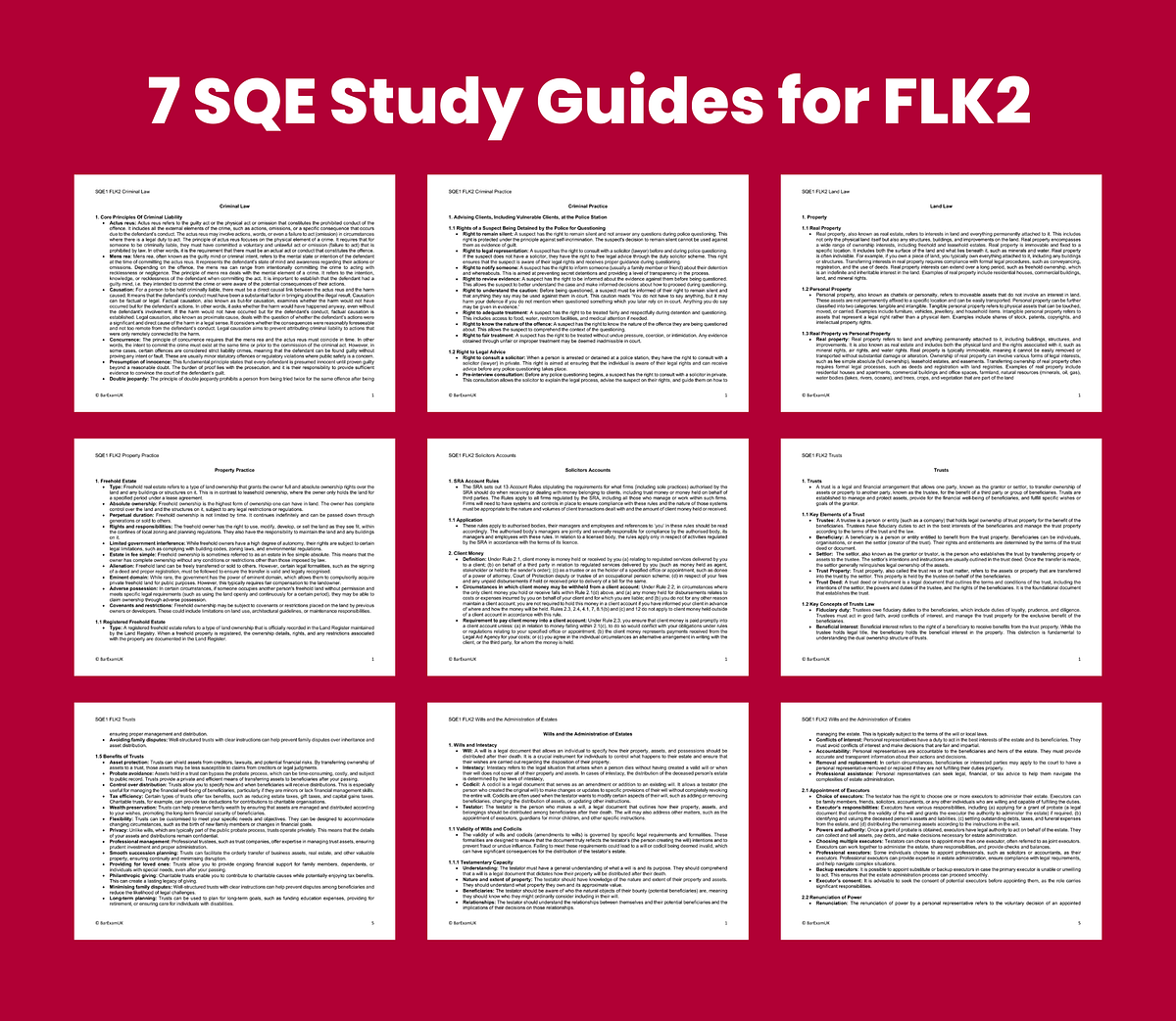 SQE Functional Legal Knowledge 2 - BarExamUK - Medium