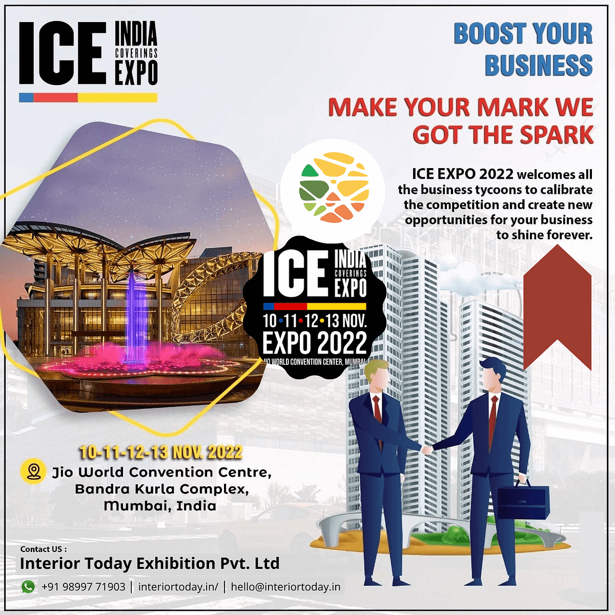 India Coverings Expo ( ICE 2022 ): Exhibition Stand Booth Design ...