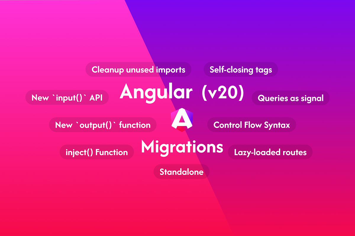 Update & Migrate your existing Angular project to the latest (v20 ...