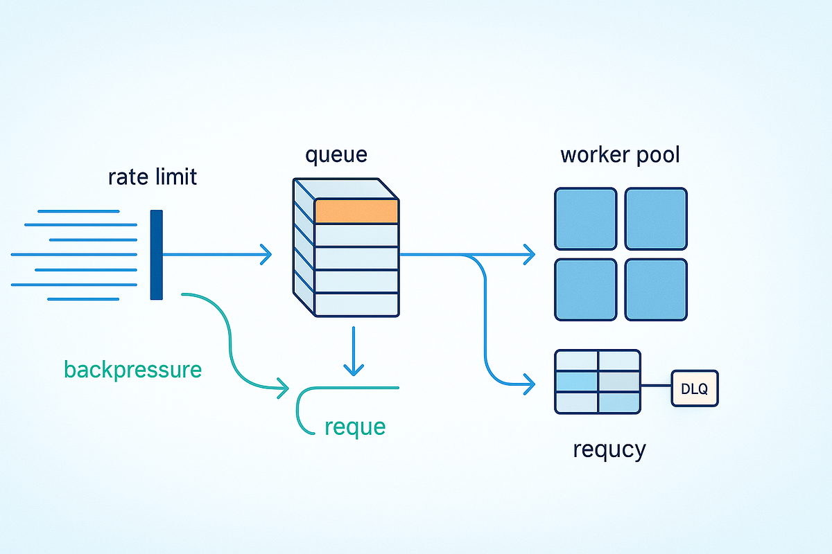 Node Queueing Patterns: Backpressure That Works | by Codastra | Oct ...