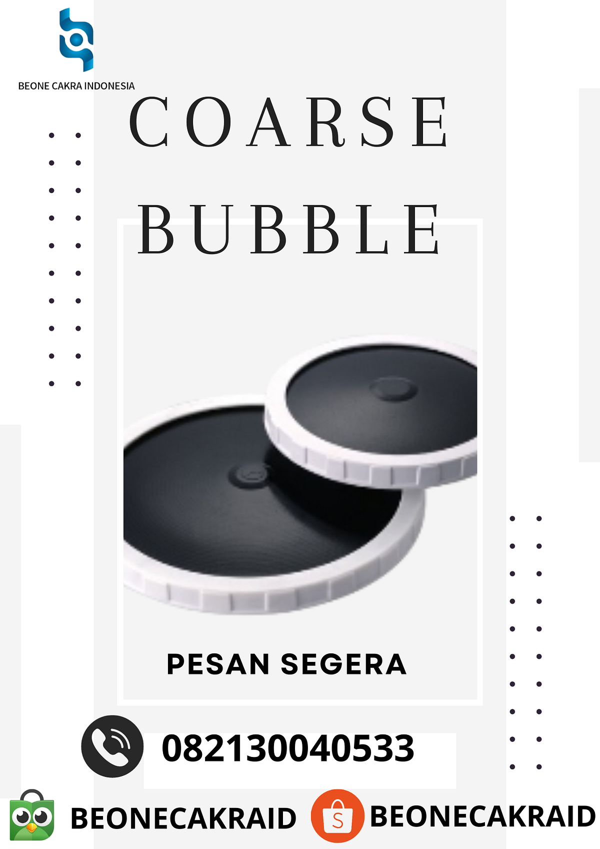 KUALITAS TERBAIK COARSE BUBBLE |HUB.082130040533 | by revi dianahefram ...