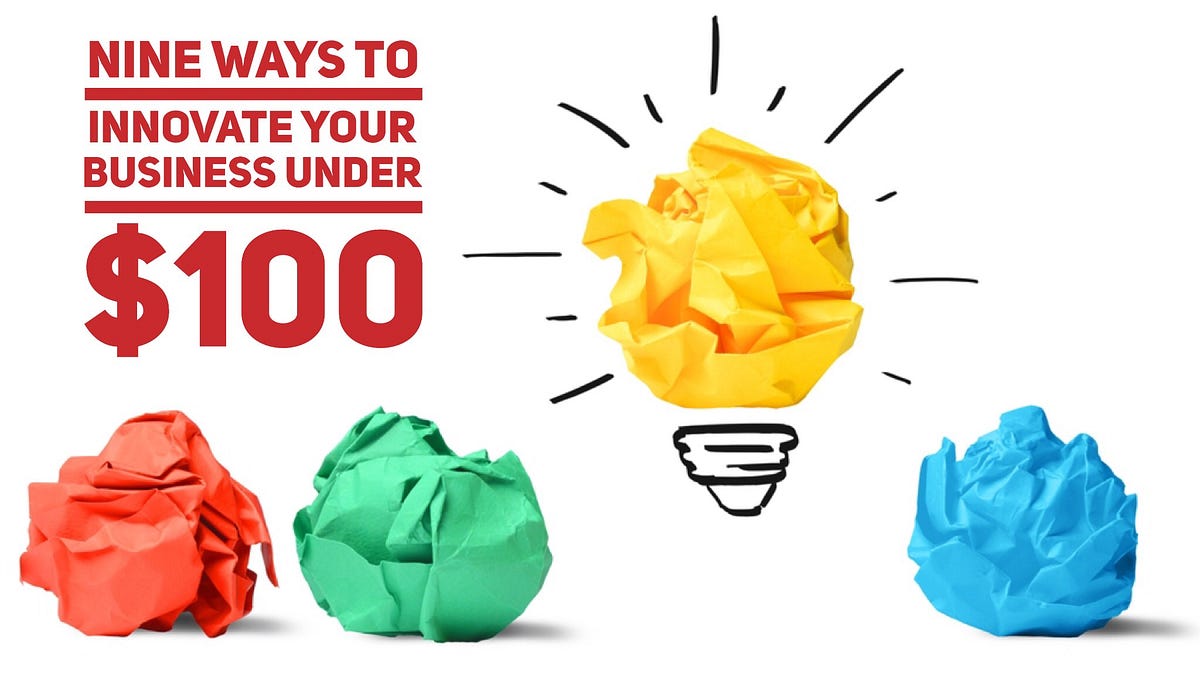 What Is Your Innovation Budget?. Big companies like Apple and Google ...