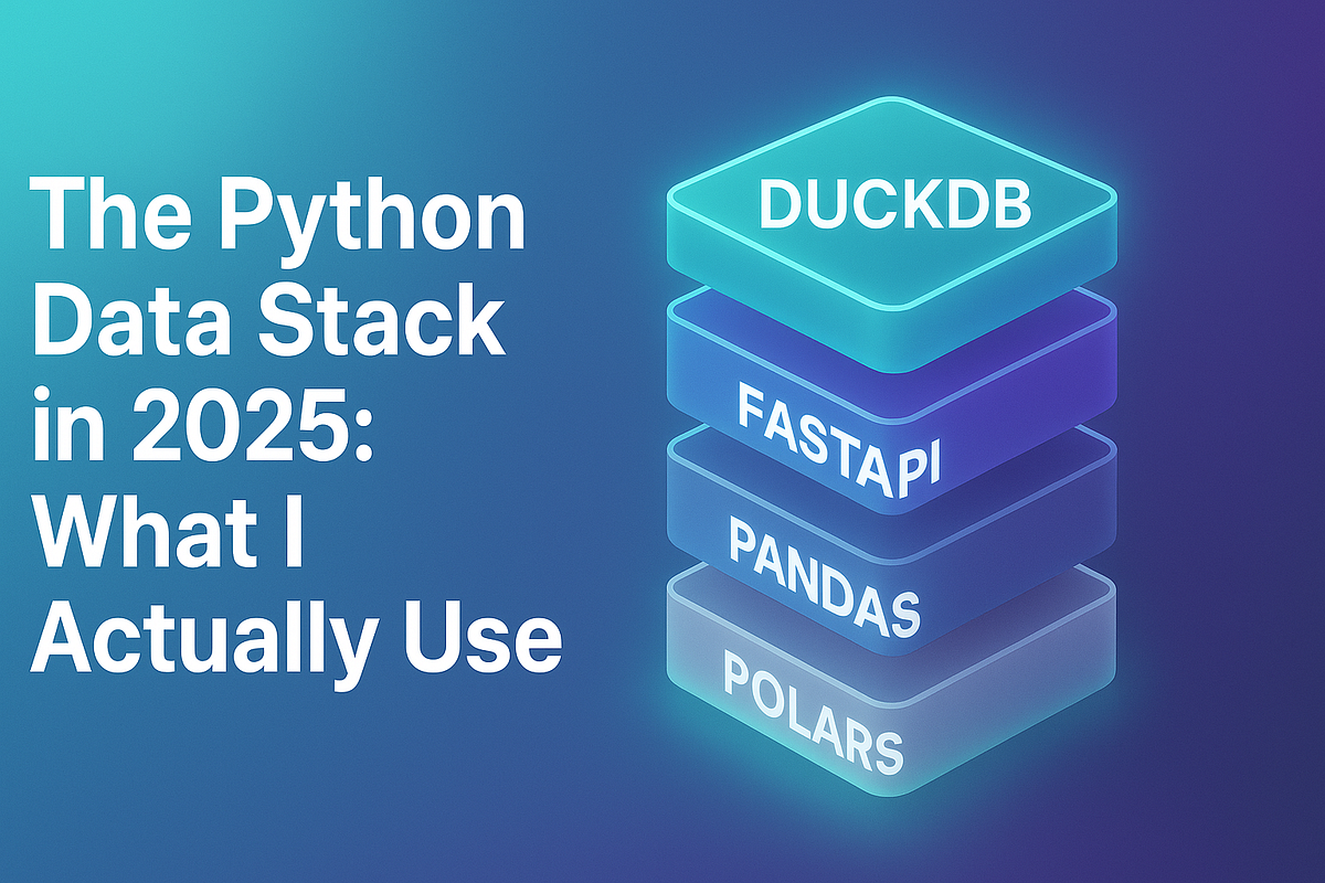 The Python Data Stack in 2025: What I Actually Use | by Kaushalsinh | Aug, 2025 | Medium
