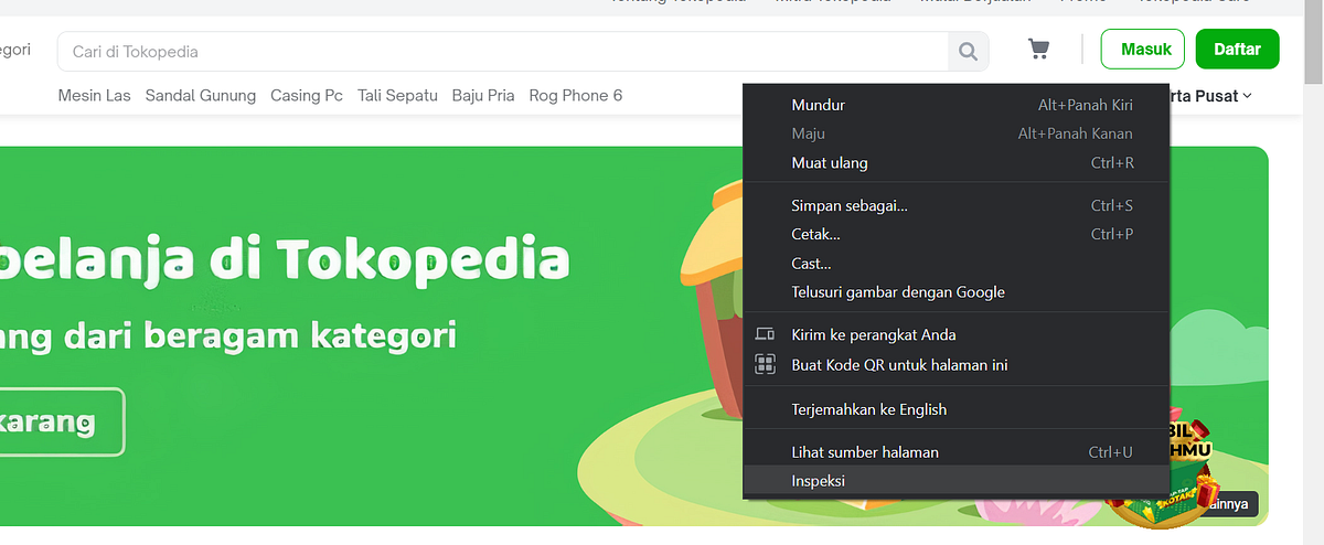 Scrape Tokopedia products in Python. eps 1 | by fbyla. | Medium