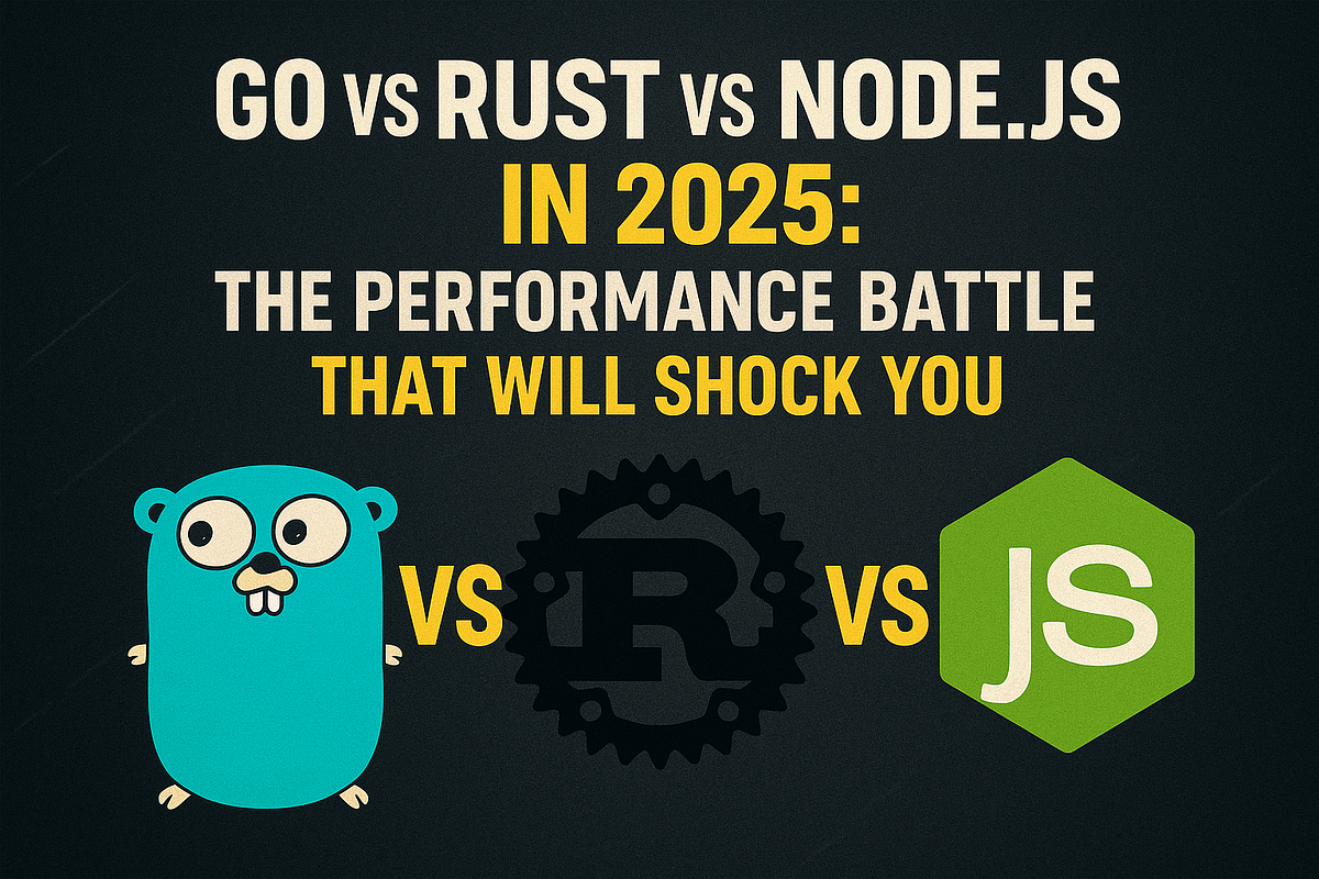 Go vs Rust vs Node.js in 2025: The Performance Battle That Will Shock You | by Ritik | Sep, 2025 ...
