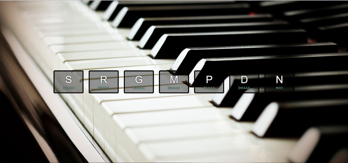 Basic PIANO notes built with JS. Exercise for JS Beginners | by niyati ...