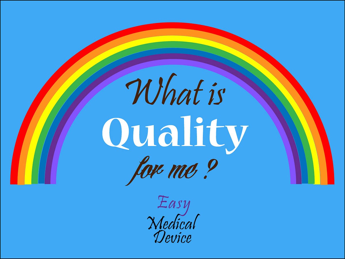 What means QUALITY for you?. This article was originally published ...