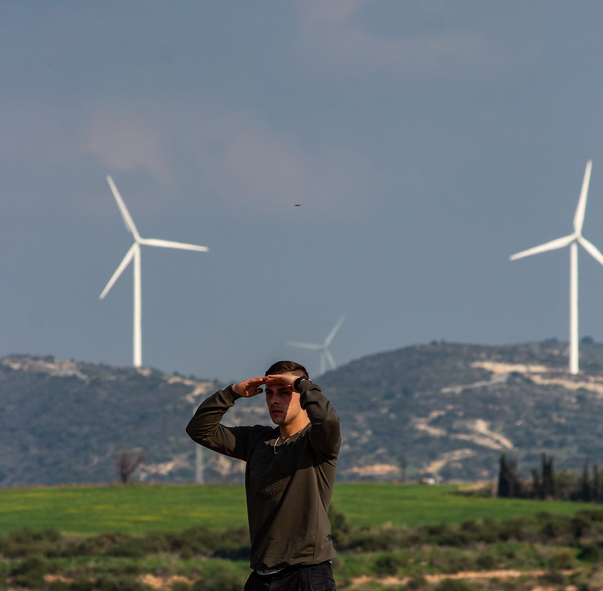 Pie Dish-Shaped UFO Accidentally Captured Near Wind Turbines | by ...