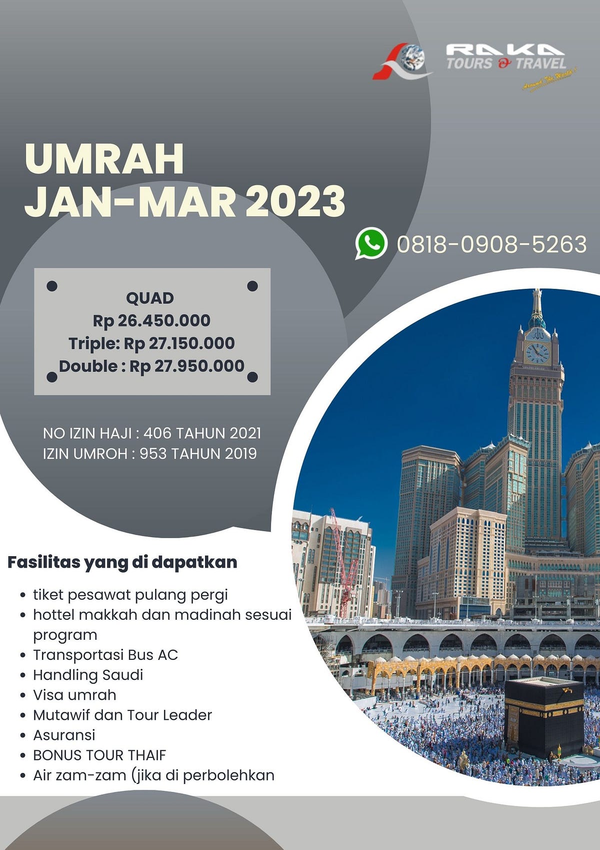 TERBAIK, Call 0818–0908–5263, Haji Plus Bogor | by Tourandtravel Rakatourcibubur | Medium