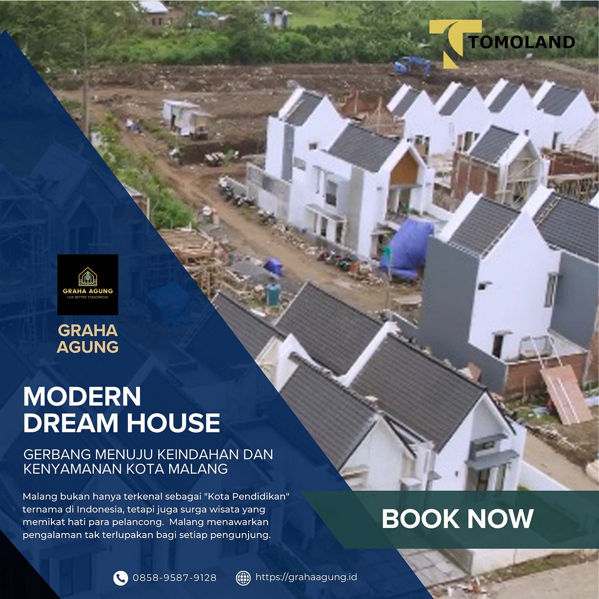 BISA DICICIL 0858–9587–9128 Harga Perumahan Masjid & Pesantren Teknologi Canggih Malang GRAHA ...