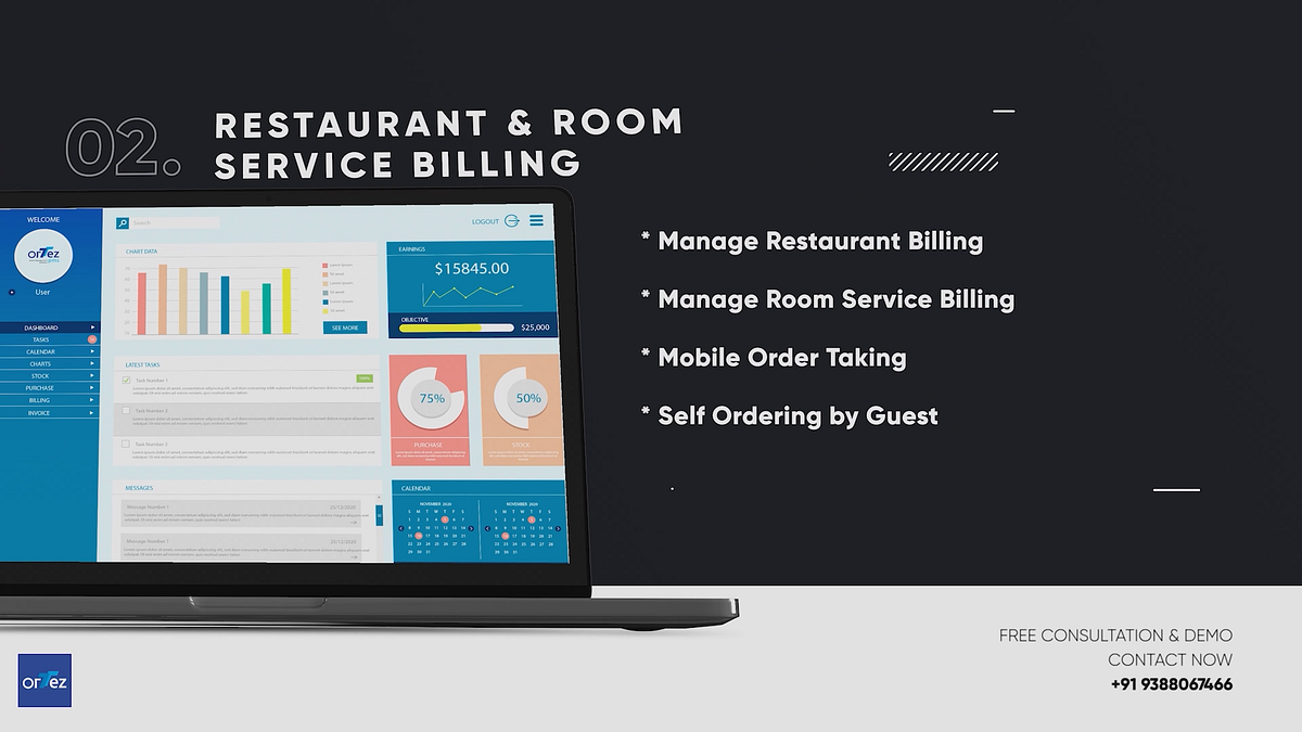 Restaurant and Room service billing - Ortez Infotech Private Limited ...