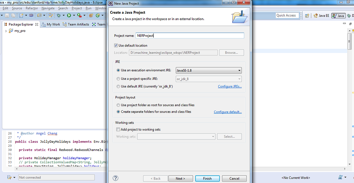 How to set up Stanford NER (Named Entity Recognizer) code in eclipse. | by Mahesh Sawaiker | Medium