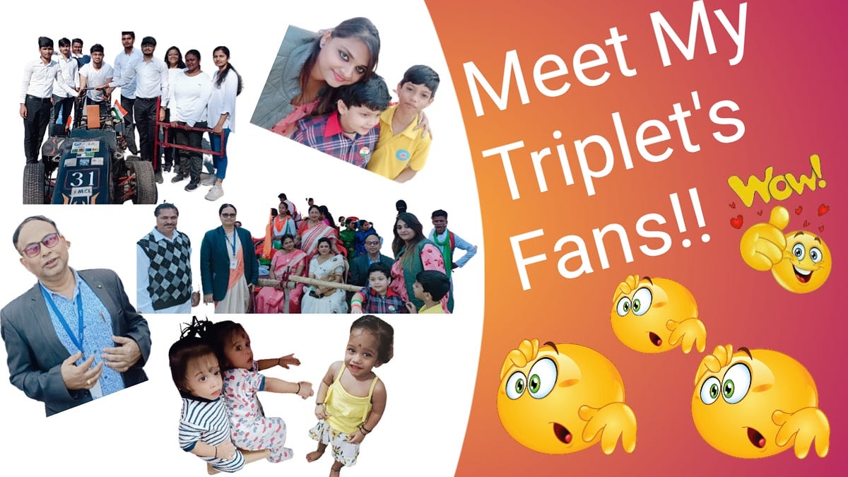 Triplet Dad’s Surprise — Unforgettable!! Meet My Triplets’ Fans.. | by ...