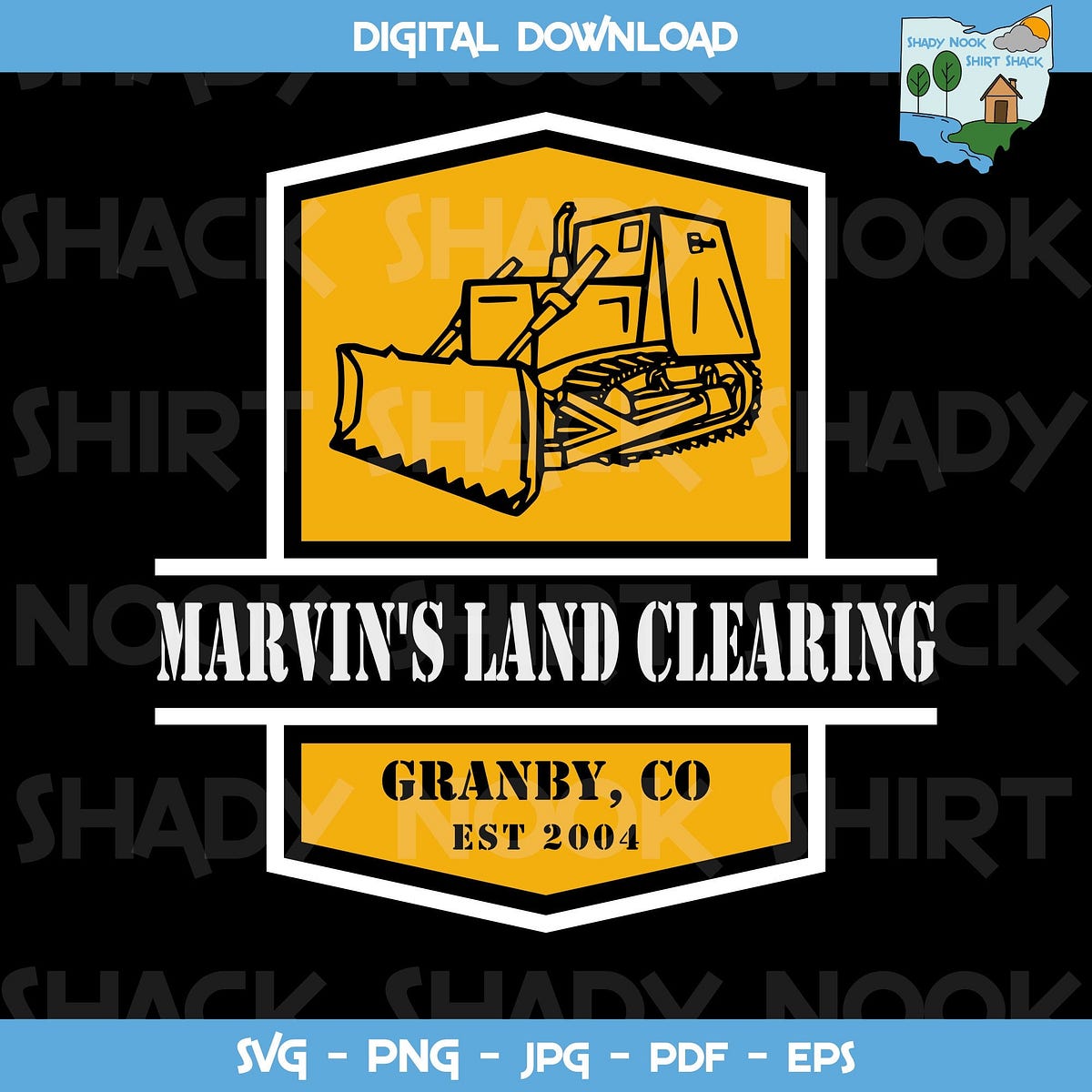 Marvin’s Land Clearing — Granby CO — Est 2004 — svg png jpg pdf eps ...