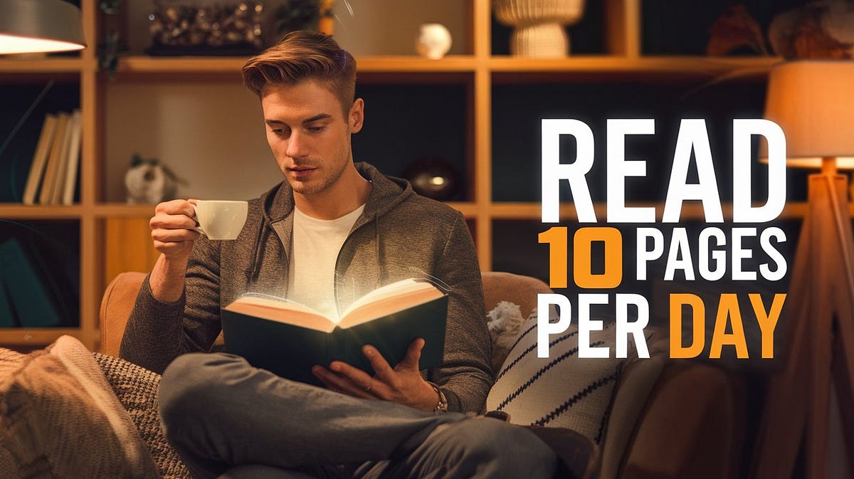 Read 10 pages per day📚. One of the easiest and most… | by Gajanan ...