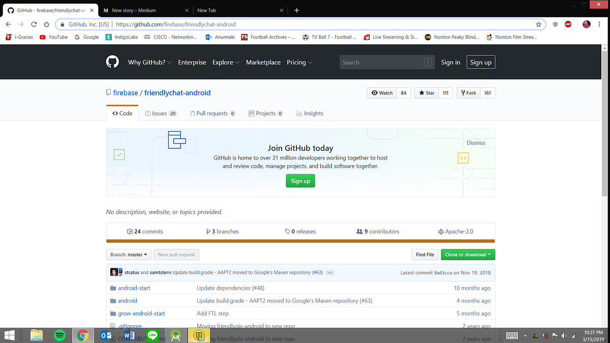 Unit 7 Firebase Android Codelab. lakukan clone project melalui github… | by Anindya Tyas | Medium