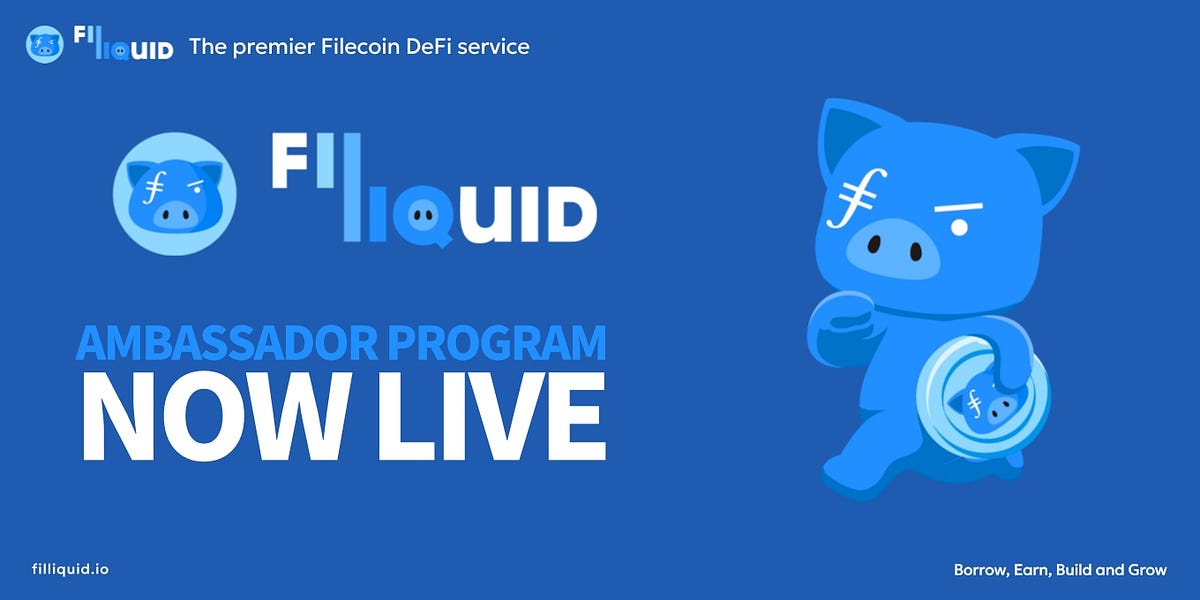 FILLiquid Ambassador Program Now Live: Get Involved Here | by FILLiquid | Medium