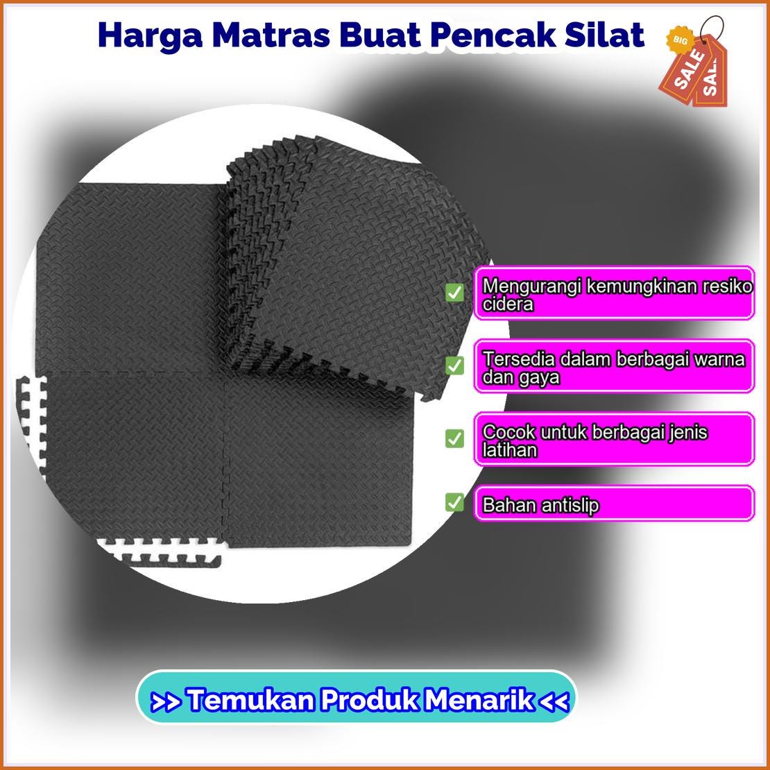 Harga Matras Buat Pencak Silat - Harga Matras Olahraga Sekolah - Medium