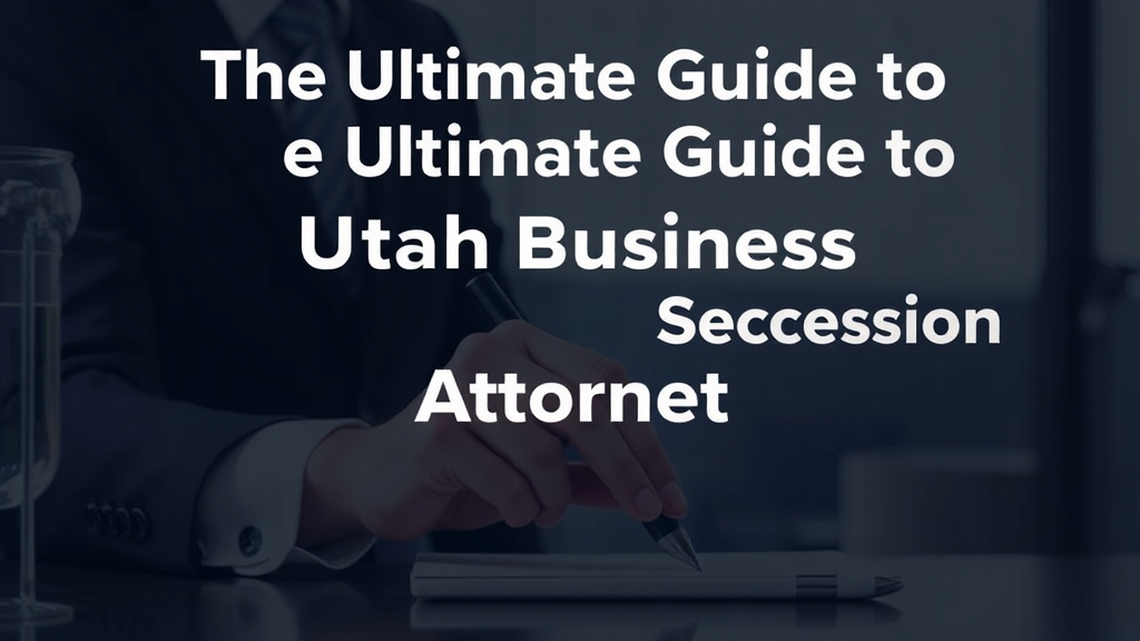 The Ultimate Guide To Utah Business Succession Attorney Free ...