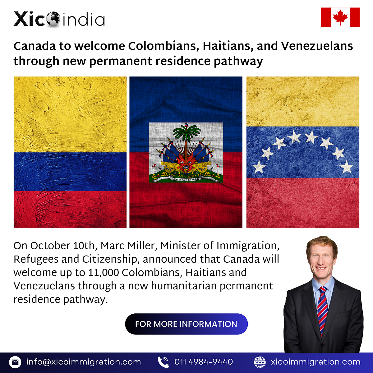 Canada to welcome Colombians, Haitians, and Venezuelans through new ...
