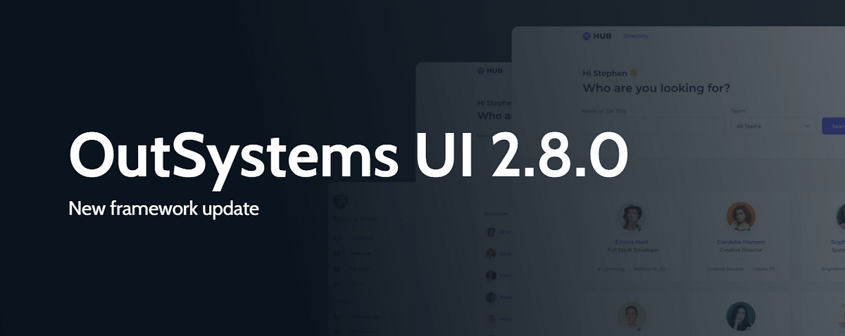 A sneak peek into OutSystems UI 2.8.0 | by Miguel Júlio | KinetIT | Medium