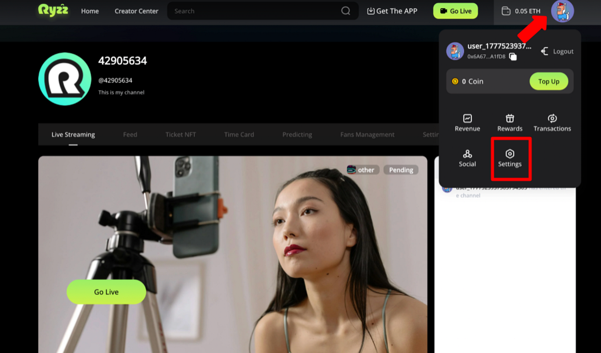 How to Stream on Ryzz?. First, make sure you have completed the… | by Ryzz | Medium