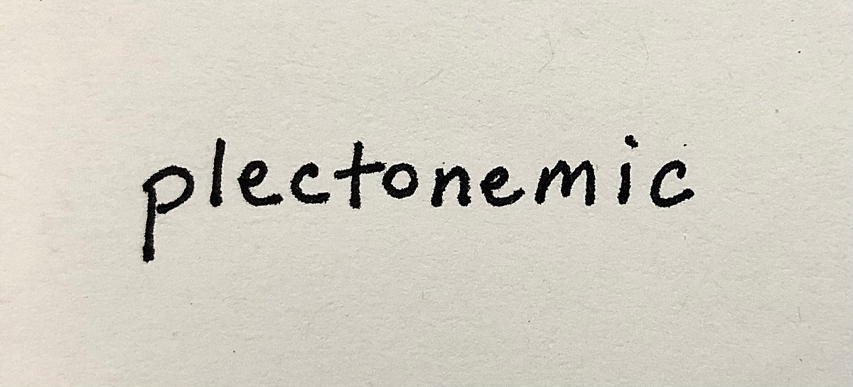 3. plectonemic | definition | WonDered WorDs