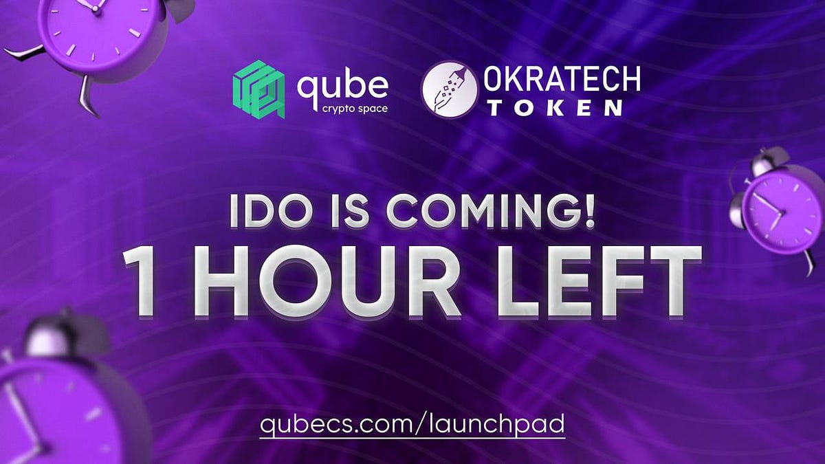 Ortcoin IDO on Qube Launchpad 🚀 1 HOUR LEFT ⌛️ - Qube Crypto Space - Medium